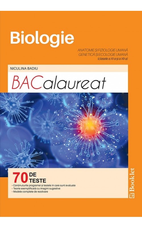 Biologie - Teste pentru Bacalaureat (Clasele 11-12) | Editura BOOKLET ...
