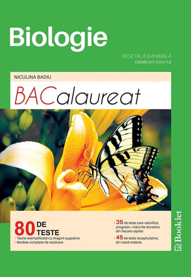 Biologie - Teste pentru Bacalaureat (Clasele 9-10) | Editura BOOKLET ... Biologie - Teste pentru Bacalaureat (Clasele 9-10) | Editura BOOKLET ...